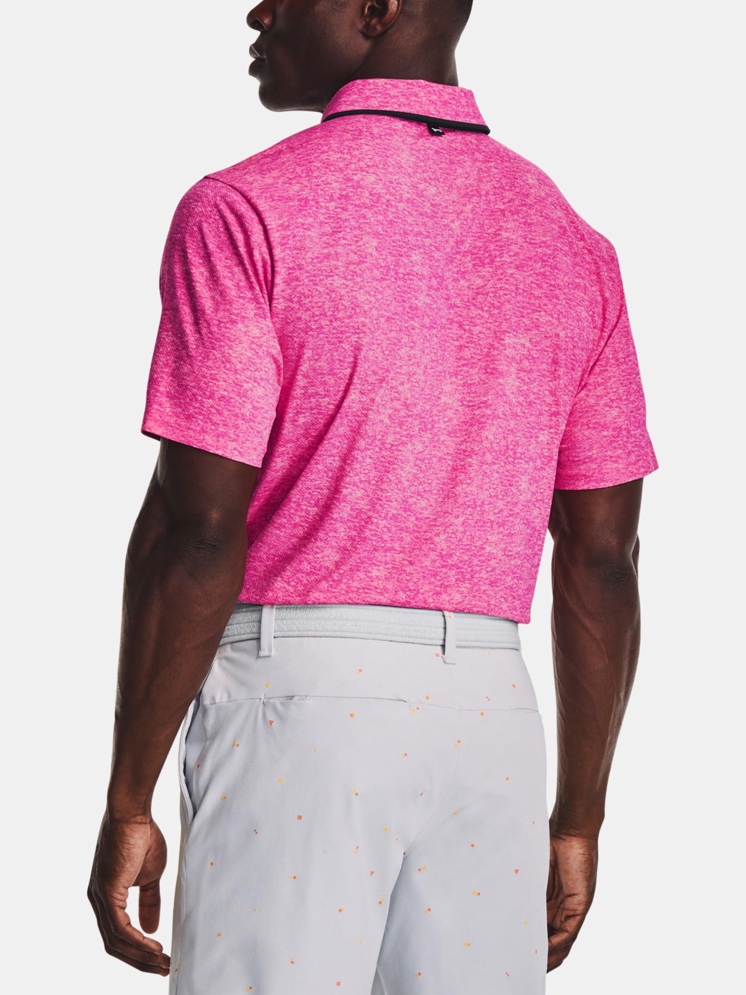 Under Armour Mens Iso Chill Polo PINK