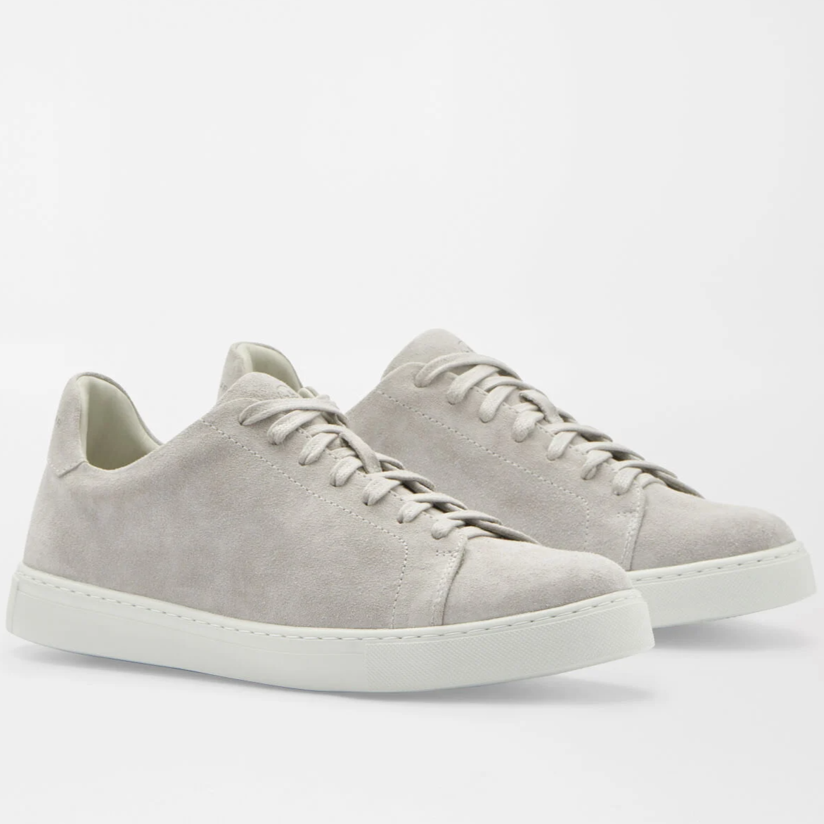 PETER MILLAR Women's Vantage Lite Suede Sneaker - PEARL GREY | Golf ...