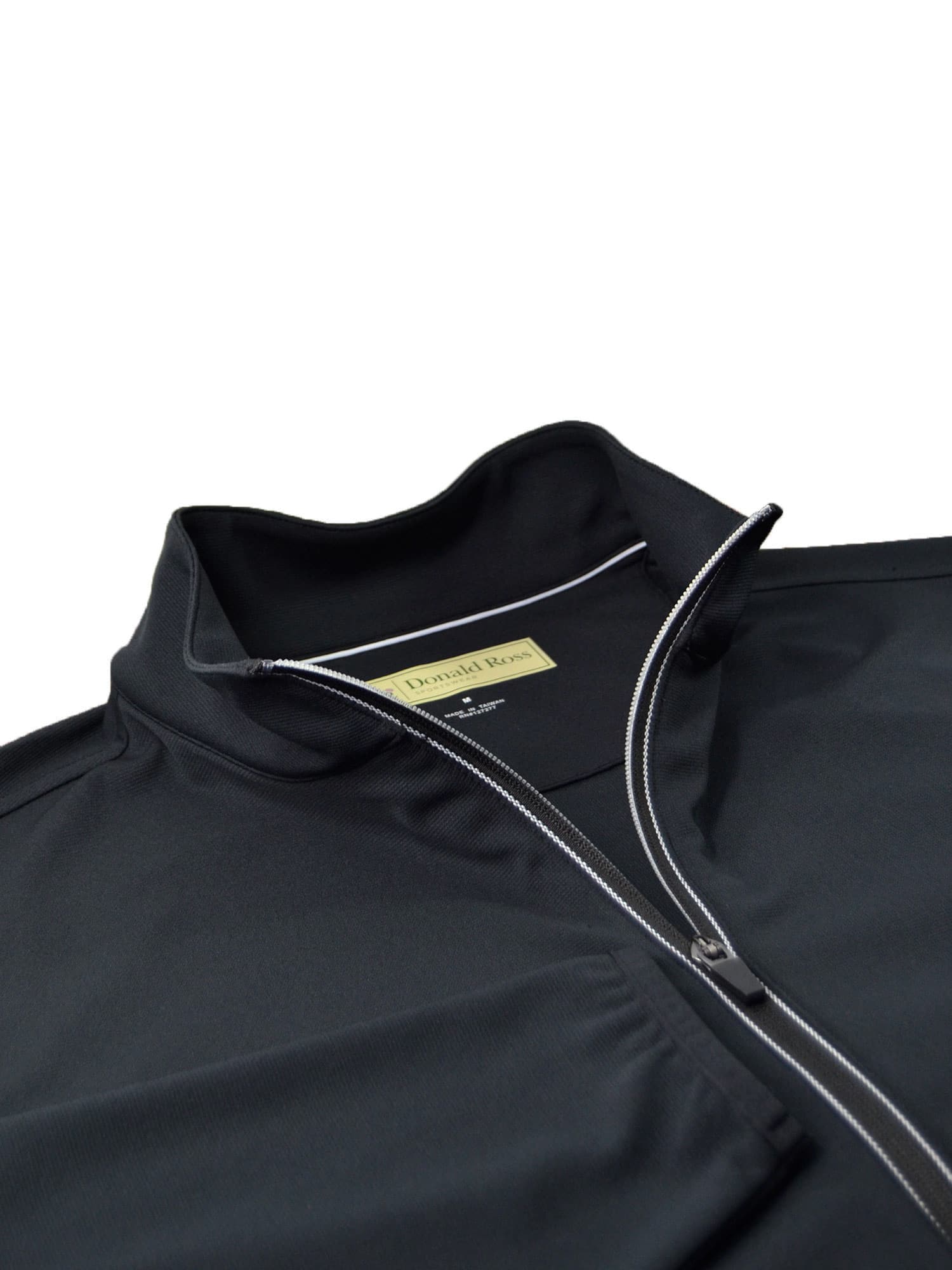 Donald Ross Mens Otto Long Sleeve Full Zip Jacket - BLACK | Golf ...