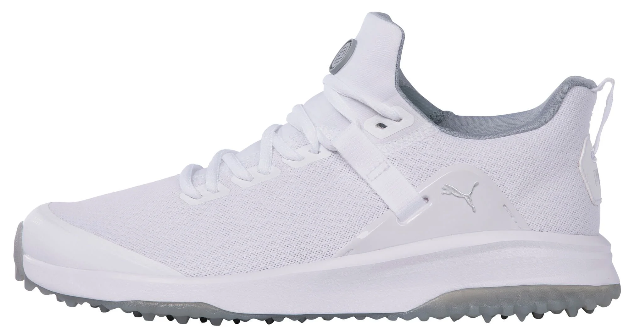 Puma Men's FUSION EVO Golf Shoes - WHITE / QUARRY | Golf Anything Canada